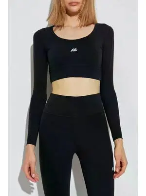 Balenciaga Long-sleeve Sports Bra