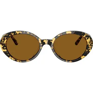 Oliver Spencer 51mm Oval Sunglasses - Tokyo Tortoise/true Brown