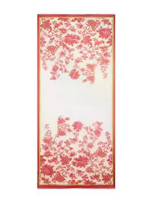 Etro Floral-print Scarf - Neutrals