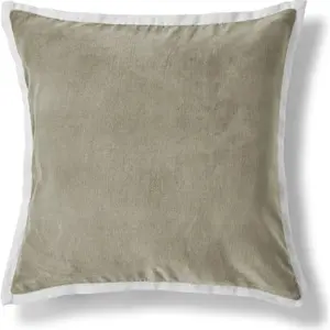 CHRISTY Eltham Luxury Velvet Cotton Cushion - Sand
