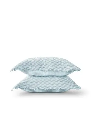 CHRISTY Victoria Vintage Inspired Textured Pillowsham Pair
