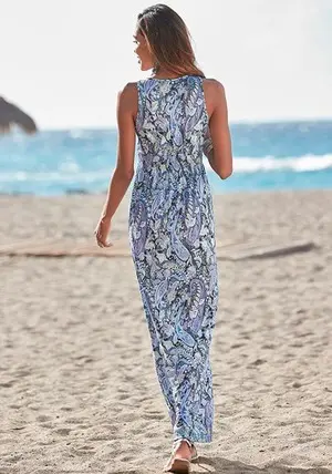 LASCANA Paisley Print Maxi Dress