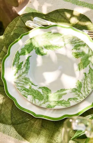 CASKATA Freya Rimmed Salad Plateporcelainset 4