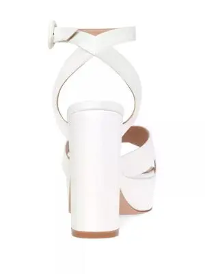 GIANVITO ROSSI Sabrina Platform Sandals - White