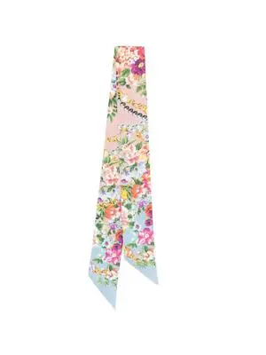 Dolce & Gabbana Floral-print Scarf - Pink