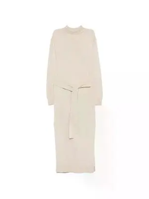 Nanushka Turtleneck Tie Knitted Midi Dress