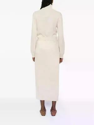 Nanushka Turtleneck Tie Knitted Midi Dress