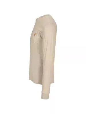 Carhartt Work In Progress Chest-pocket Long-sleeve T-shirt - Neutrals