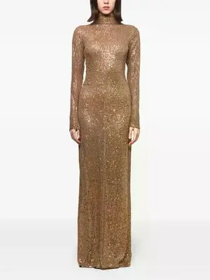 ATU BODY COUTURE Sequin-embellished Maxi Dress