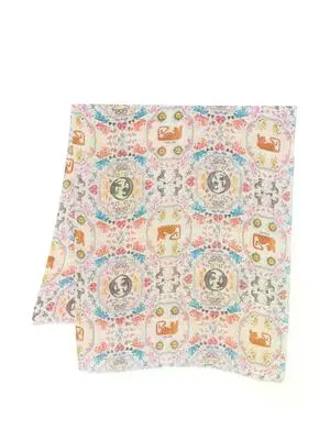Faliero Sarti Patterned Scarf - Neutrals
