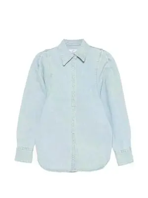 Bite Studios Puff-sleeve Denim Shirt