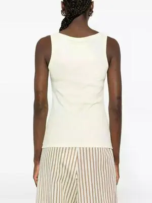 Fabiana Filippi Sleeveless Scoop-neck Tank Top - Yellow