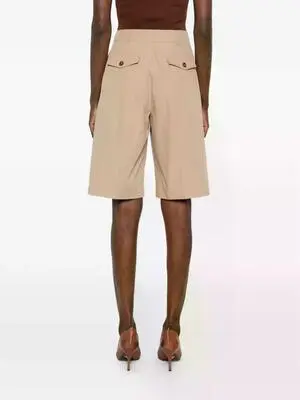 YVES SALOMON Pleated Shorts