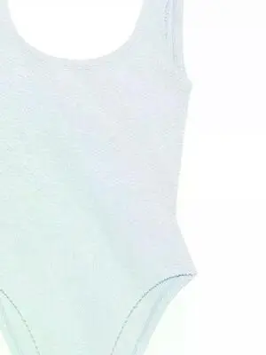 Hunza G Square-neck Swimsuit - Blue