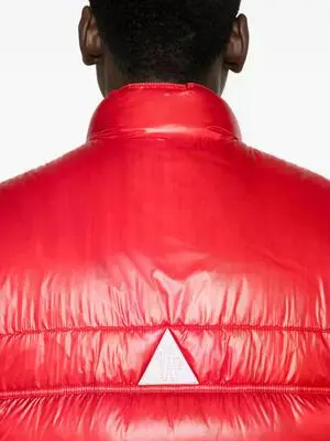 Moncler Logo-patch Puffer Gilet - Red