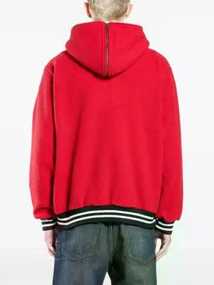HUMAN MADE Half-zip Striped Hoodie
