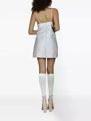 MIA PECULIAR Bow-embellishment Mini Dress