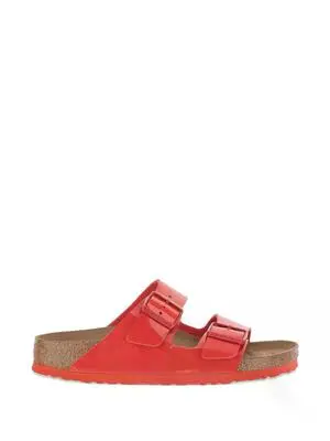 BIRKENSTOCK Buckle Strap Sandals - Red