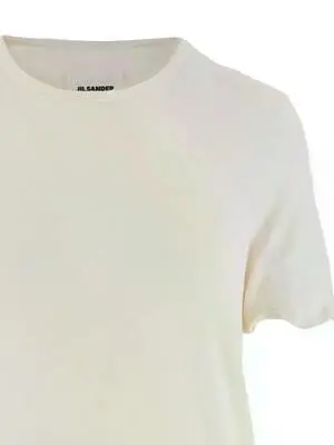 JIL SANDER Scalloped-trim T-shirt