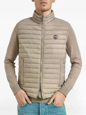 COLMAR Quilted Zip Gilet - Neutrals