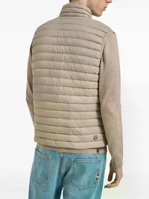 COLMAR Quilted Zip Gilet - Neutrals
