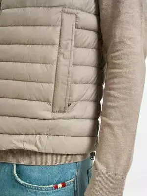 COLMAR Quilted Zip Gilet - Neutrals