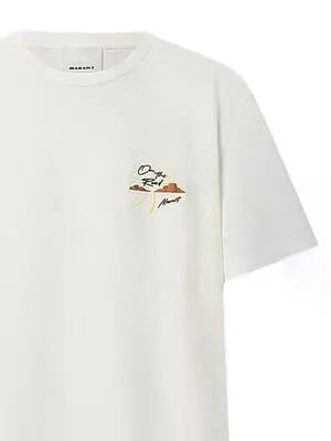 MARANT Honore Embroidery Round-neck T-shirt