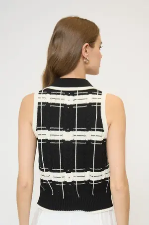 Central Park West Sleeveless Knit Vest