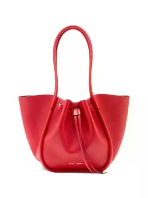 Proenza Schouler Large Ruched Tote Bag Red