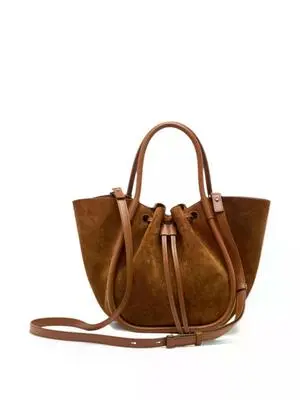 Proenza Schouler Small Ruched Tote Bag - Brown