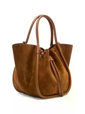 Proenza Schouler Small Ruched Tote Bag - Brown