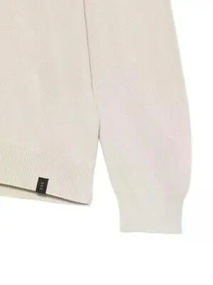 FAY Crew-neck Sweater - Neutrals