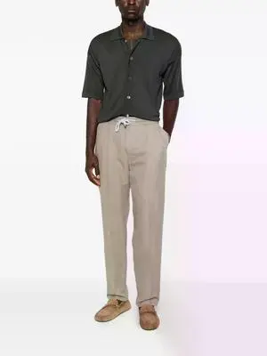 Brunello Cucinelli Pleated Drawstring Trousers - Neutrals