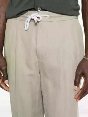 Brunello Cucinelli Pleated Drawstring Trousers - Neutrals