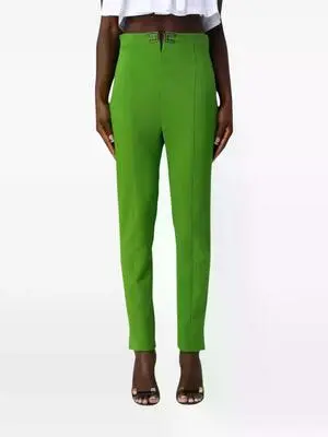 Elisabetta Franchi Slim-fit Trousers With Gold-tone Hardware