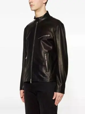 Tagliatore Biker Zip Jacket - Black