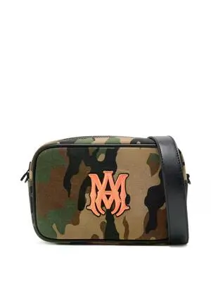 Amiri Camouflage Appliqué Wash Bag - Green