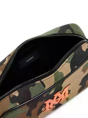 Amiri Camouflage Appliqué Wash Bag