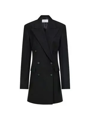 FERRAGAMO Double Breasted Blazer - Black