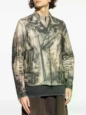 DIESEL L-tad Leather Jacket