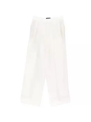 Fabiana Filippi Wide Leg Pleat Trousers - Neutrals