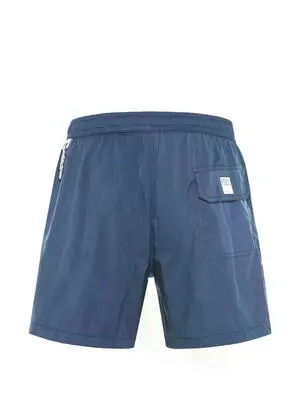 Fedeli Madeira Drawstring Swim Shorts - Blue