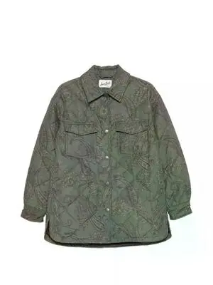 MC2 SAINT BARTH Paisley Quilted Jacket - Green