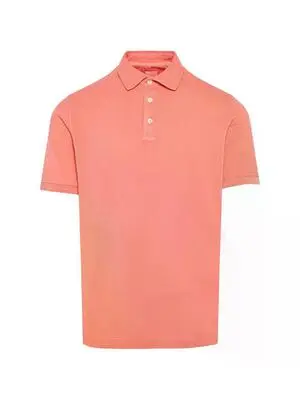 Fedeli North Buttoned Polo Shirt - Red