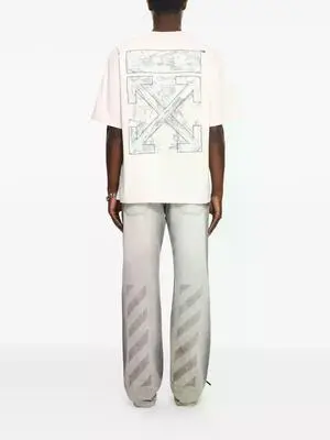Off-White Paint Arrow Short-sleeve T-shirt - Pink