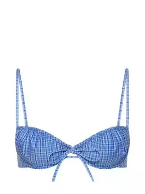 Faithfull The Brand Ombra Bikini Top - Blue