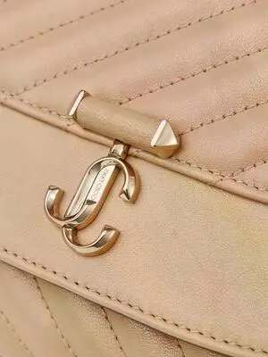 JIMMY CHOO Quilted Cross Body Bag - Neutrals