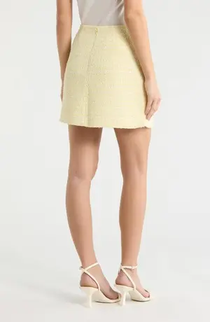 Avec Les Filles Tweed Mini Skort