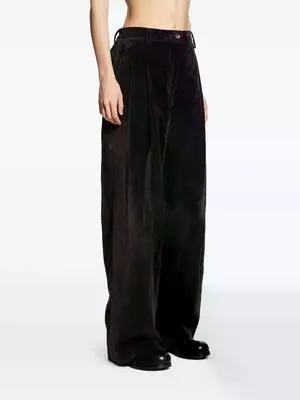 ZIGGY CHEN Pleated Wide-leg Trousers