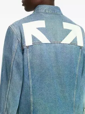 Off-White Half Arrow Denim Skate Jacket
